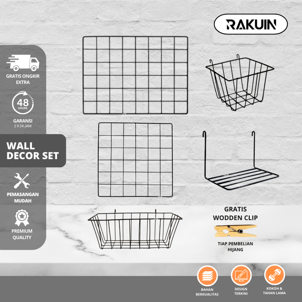 Jual WALLGRID SET - HIJANG 52 - HIJANG 35 - RAGAN - KESI 11&24 ...