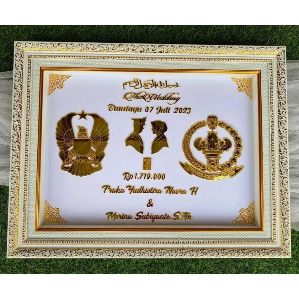 Jual Mahar Pernikahan Logo Profesi Mahar Logo Instansi TNI POLRI Mahar ...
