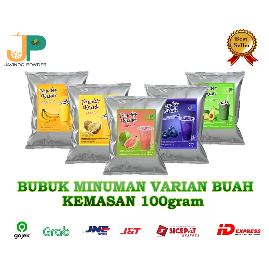 Jual Bubuk Minuman Rasa Buah Tester 100gr | Shopee Indonesia