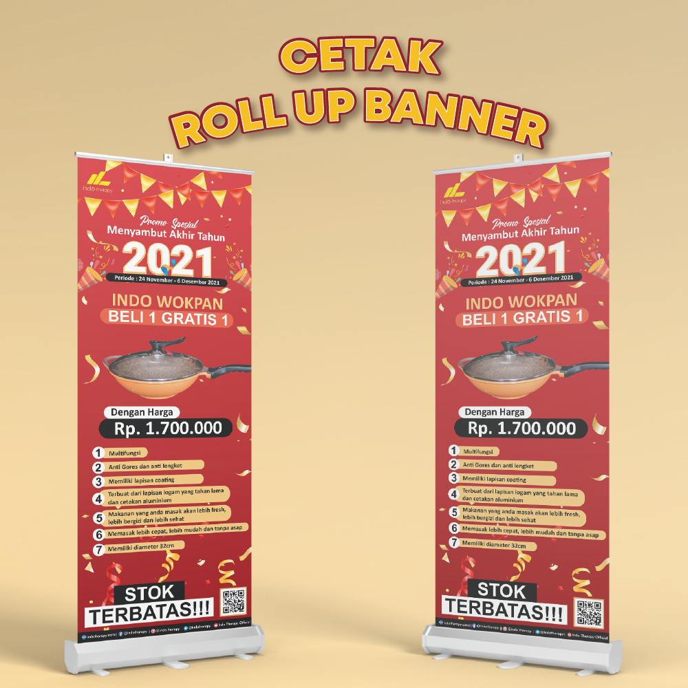 Jual ROLL UP BANNER 160X60 & 85x200 Hasil terbaik | Shopee Indonesia