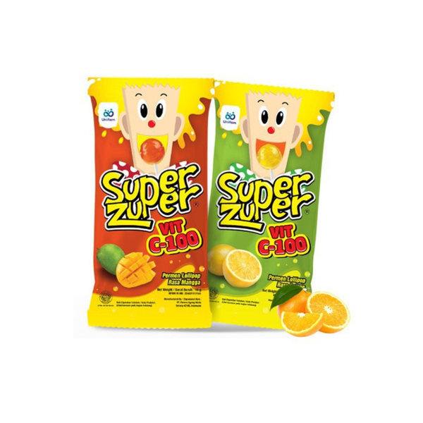 Jual Permen Super Zuper Lollipop Mangga Lemon Viral Permen Enak Murah ...