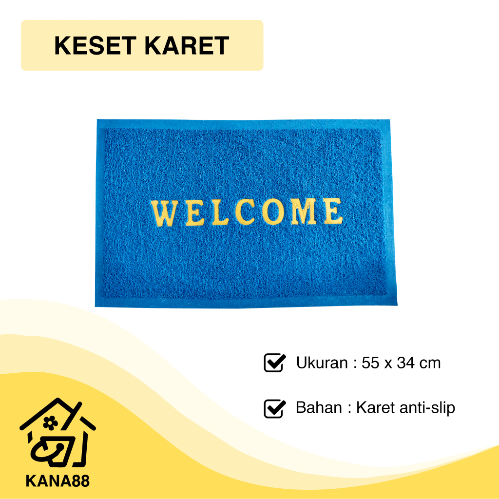 Jual Keset Karet Welcome Karpet Mie Bihun PVC Anti Slip | Shopee Indonesia