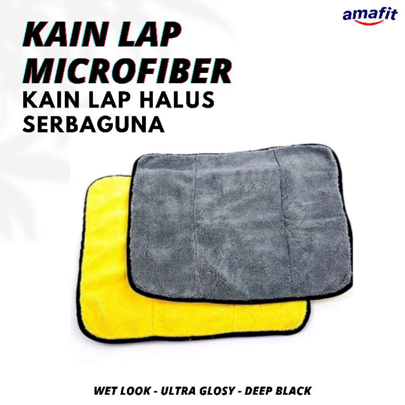 Jual kain lap microfiber 300gsm 30x30cm | Shopee Indonesia