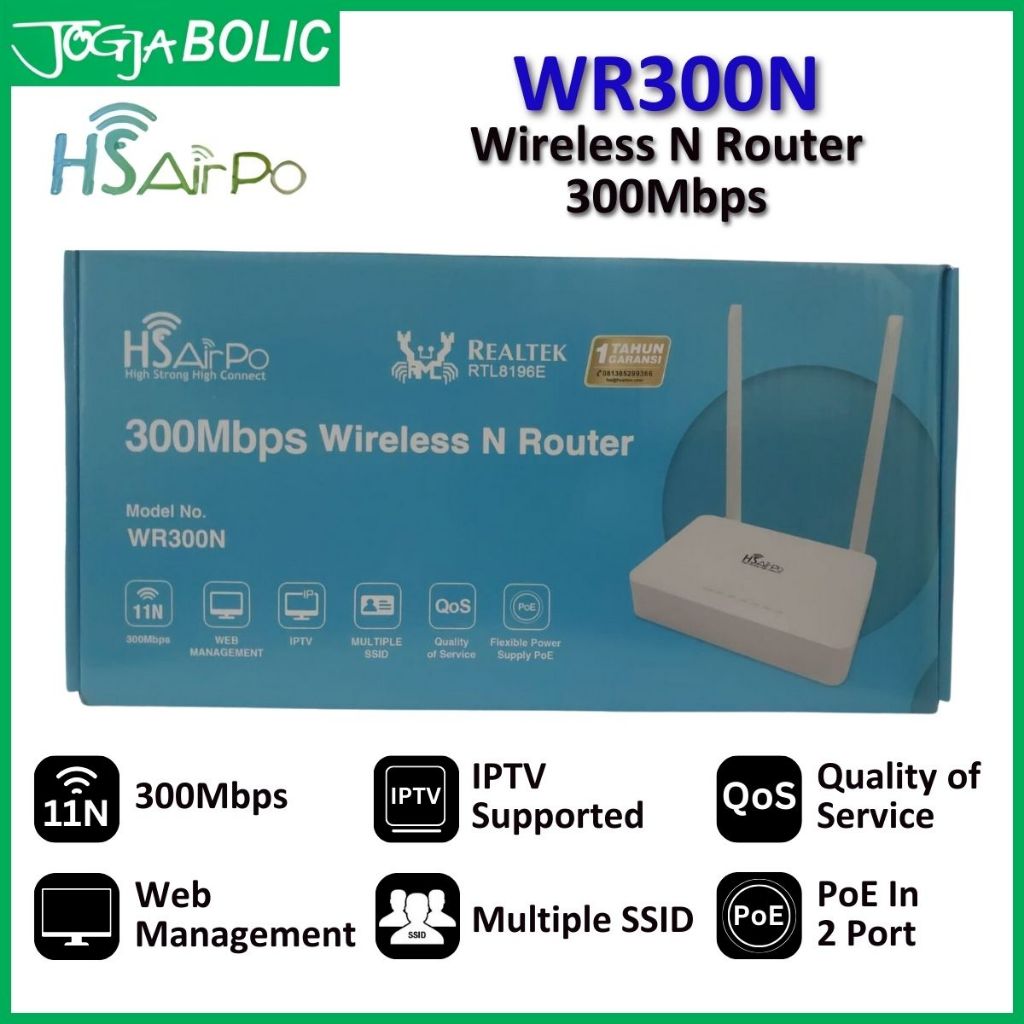 Jual Airpo Router WR300N V2 | Shopee Indonesia