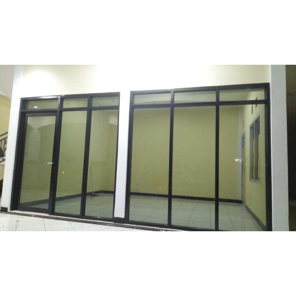 Jual Partisi full kaca kusen aluminium | Shopee Indonesia