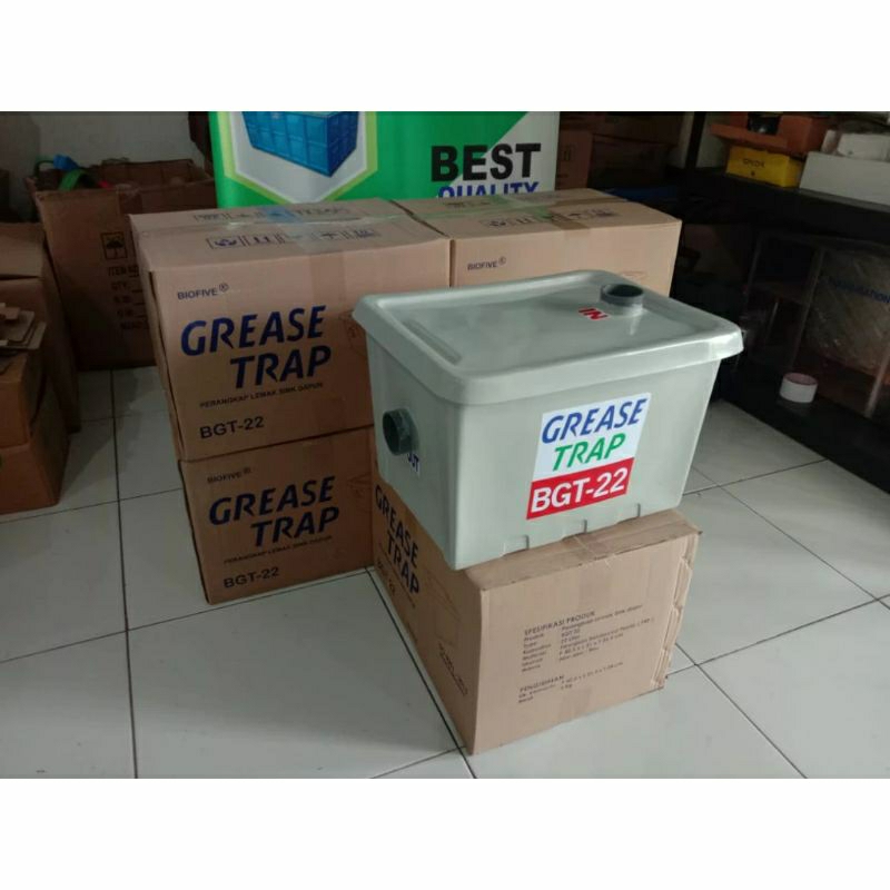 Jual GREASE TRAP PORTABLE TYPE BGT 22L INLET ATAS | Shopee Indonesia