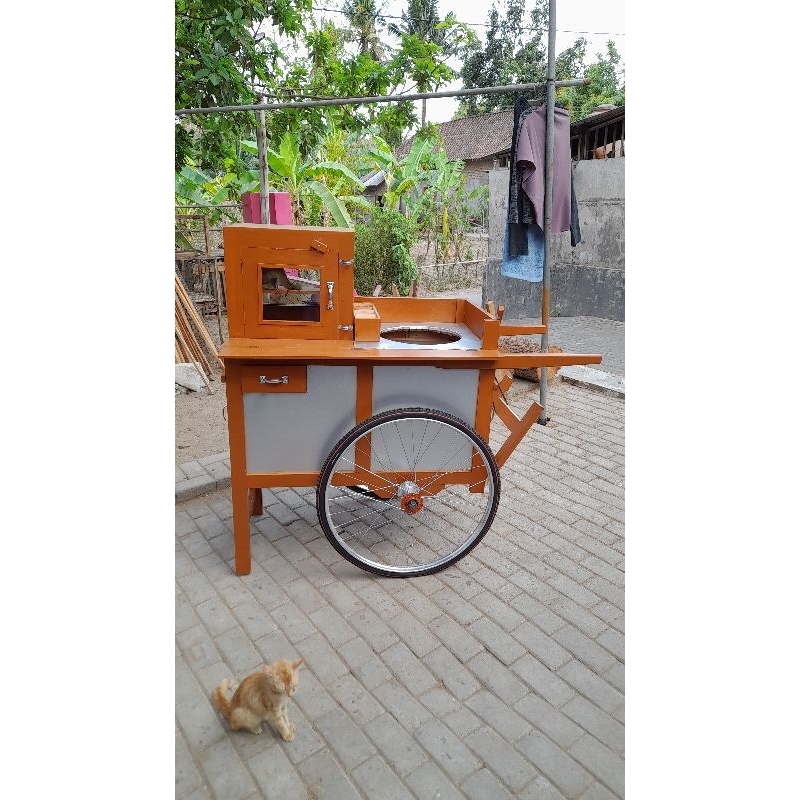 Jual Gerobak Cilok Kuah dorong / Bakso Kuah | Shopee Indonesia