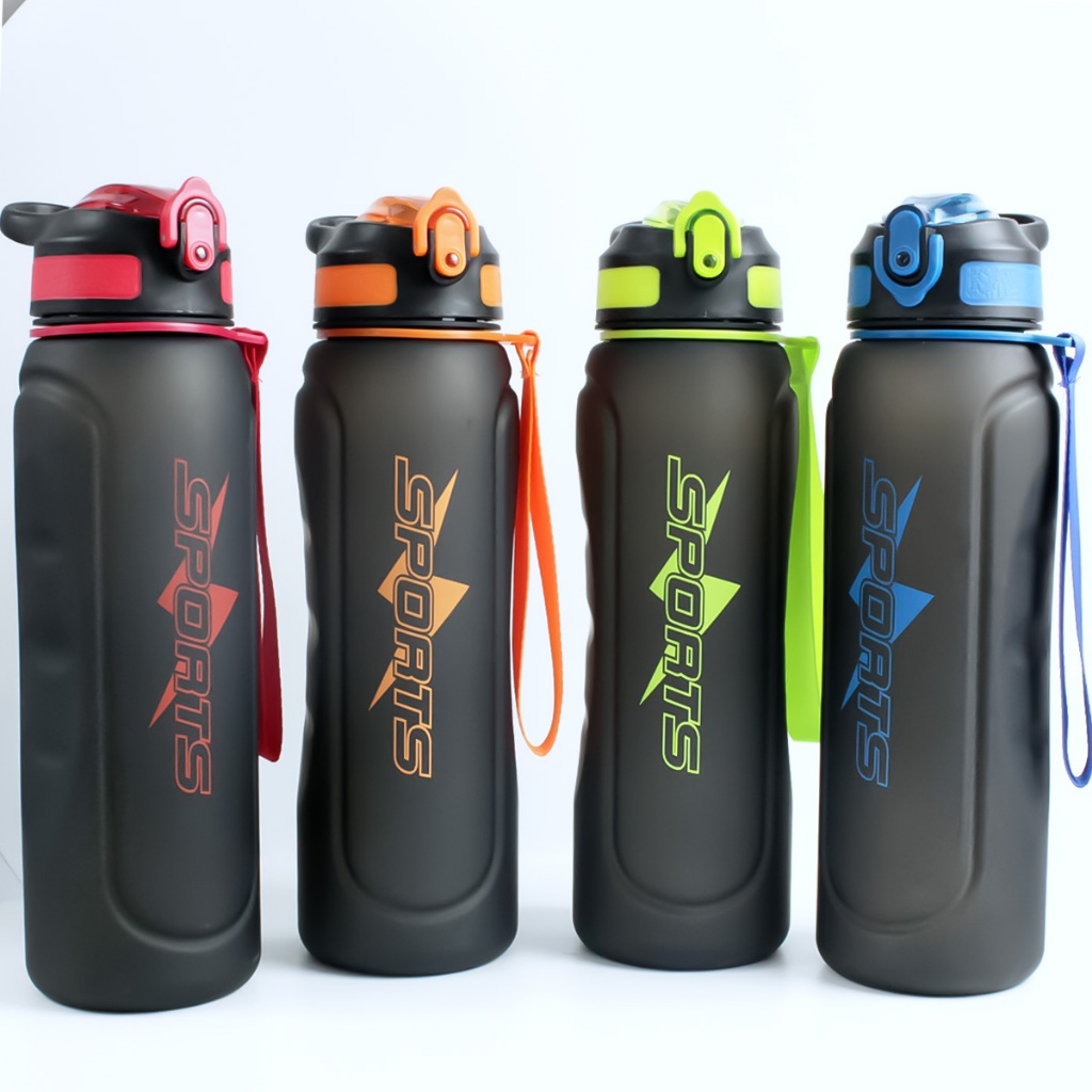 Jual Botol Minum Sport Olahraga Hitam Doff 1 Liter Botol Air Premium ...