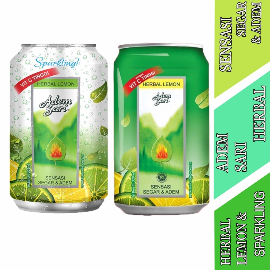 Jual Sparkling Ching ku - Adem Sari - Minuman Herbal Lemon - 320ml ...