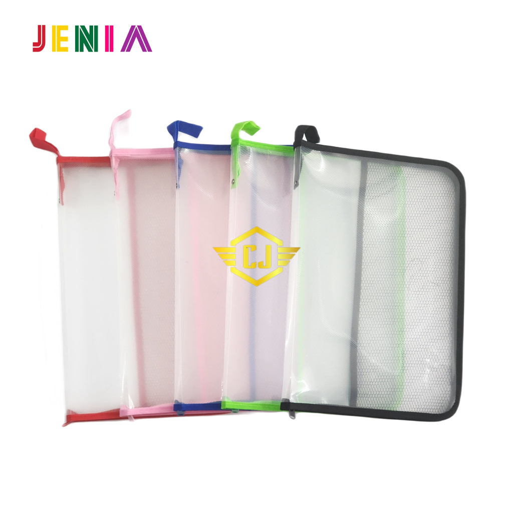 Jual Zipper Jaring File Map Plastik Resleting F4 Jala Jenia Shopee