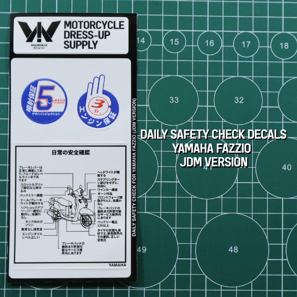 Jual Sticker detail/Warning Decals/Sticker Warning/Stiker pelengkap ...