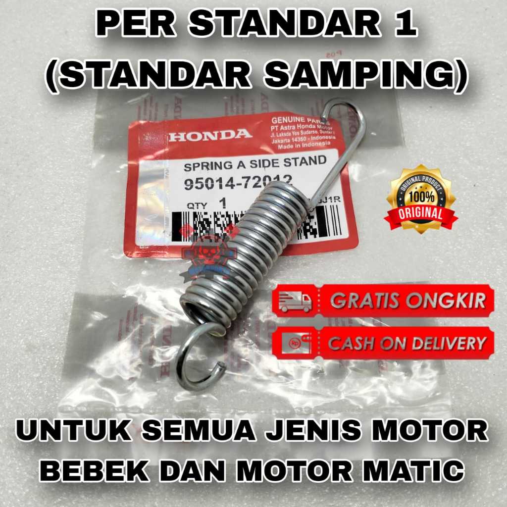 Jual PER STANDAR 1 (STANDAR SAMPING) HONDA BUAT SEMUA JENIS MOTOR BEBEK ...