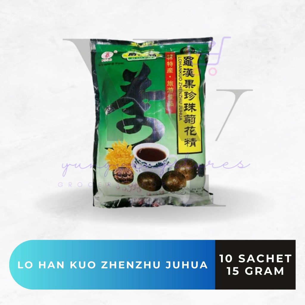 Jual Lo Han Kuo Zhenzhu Juhua Lohankuo 10 Sachet x 15 gram | Shopee ...
