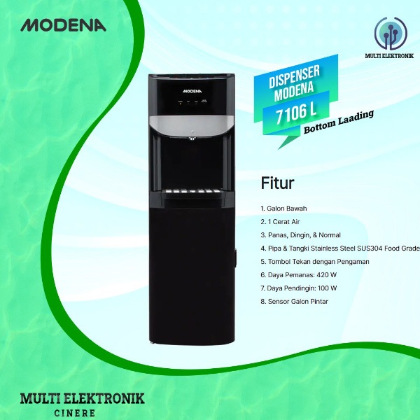 Jual MODENA Dispenser Galon Bawah DD 7106L | Shopee Indonesia