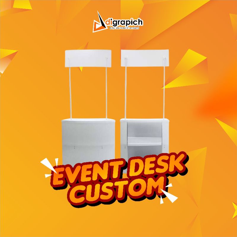 Jual MEJA PROMOSI | EVENT DESK | BOOTH PORTABLE | Shopee Indonesia