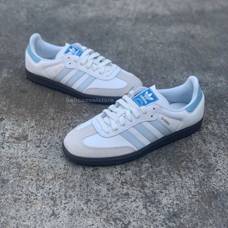 Jual Adidas Originals Samba OG - Halo Blue | Shopee Indonesia