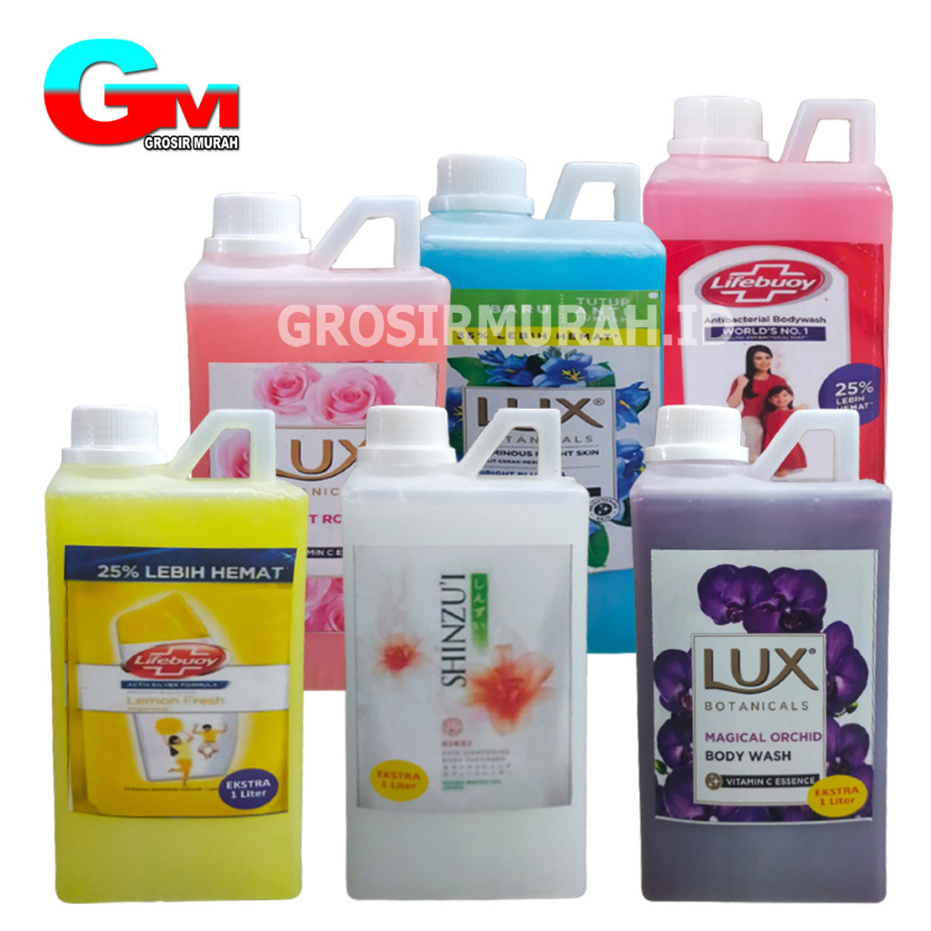 Jual Sabun Mandi 1000ml Sabun Cair Lux Sabun Liquid Shinzui Sabun Cair ...