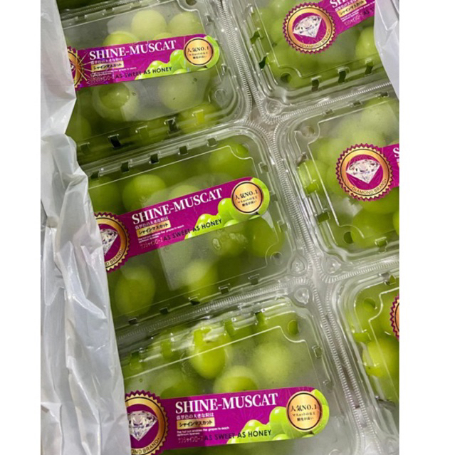 Jual MANIS!! DISKON!!!! READY !!! ANGGUR SHINE MUSCAT PACK 490-500gr ...