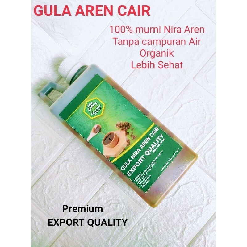 Jual Gula Nira Aren Cair Organik Premium, Export Quality | Shopee Indonesia