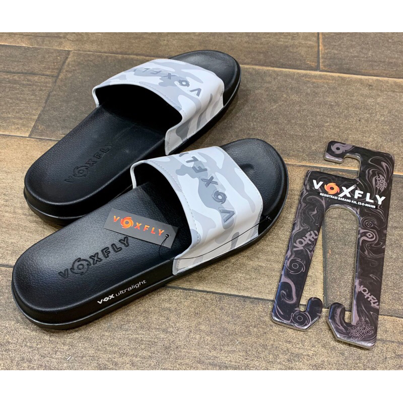 Jual Sendal Voxfly Original Slip On Army Slide Men Slip On Sandal Grey ...