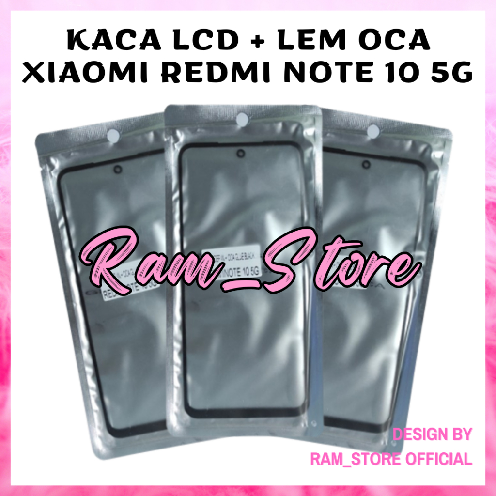 Jual Glass Kaca Lcd XIAOMI REDMI NOTE 10 5 G Touchscreen Depan Plus Lem Oca Kering | Shopee ...