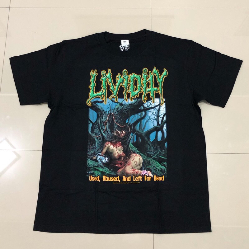 Jual Kaos Lividity - Used, Abused, And Left For Dead | Shopee Indonesia