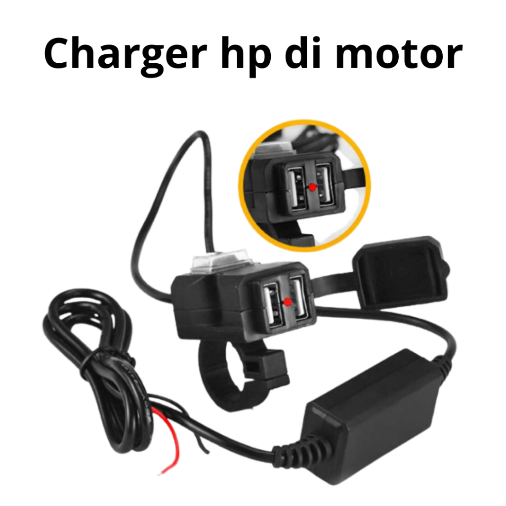 Jual Charger Hp Di Motor Charger Volt Meter Motor Usb Charger Motor 2 ...
