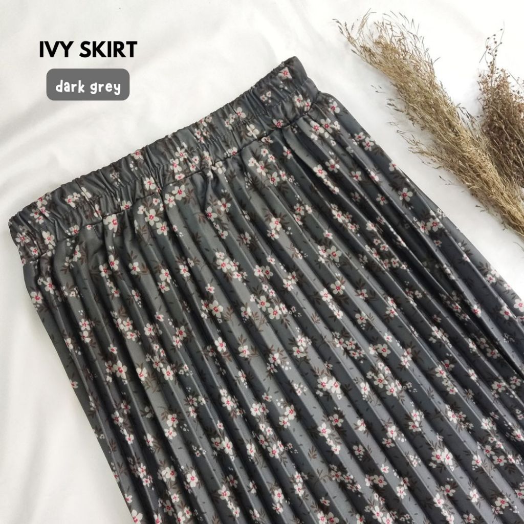 Jual ROK PLISKET BUNGA KOREA / ROK PLISKET MOTIF / ROK PLISKET VIRAL ...