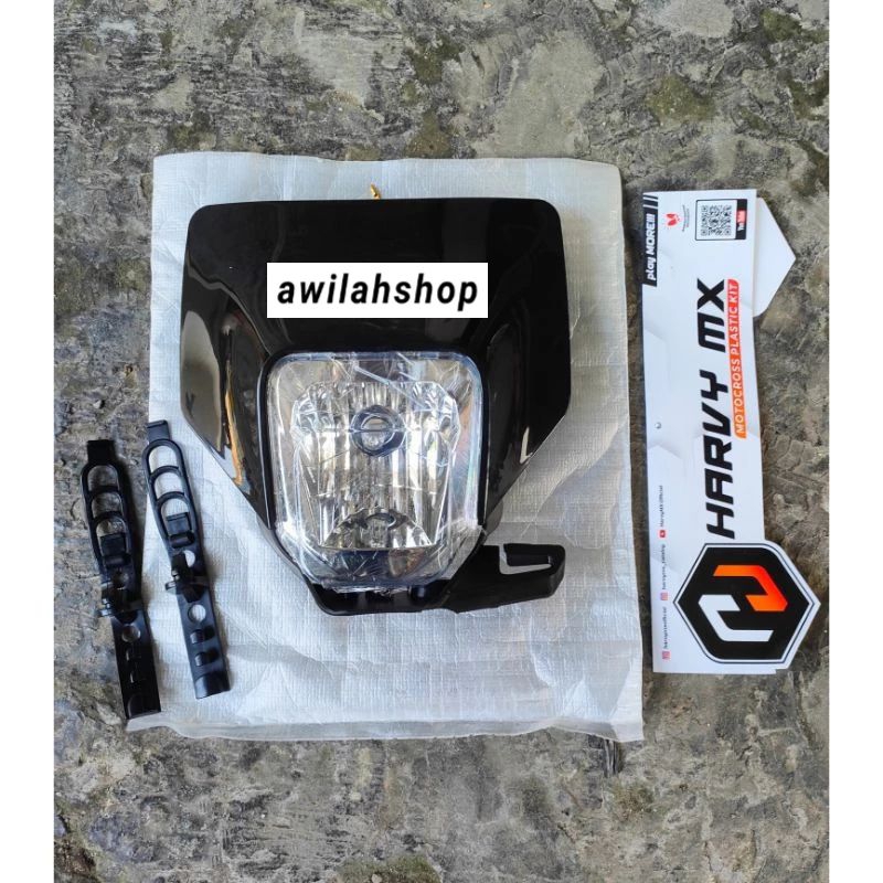 Jual lampu depan Husqvarna 250 Headlamp Lampu batok Husq Supermoto KLX Dtracker crf | Shopee ...
