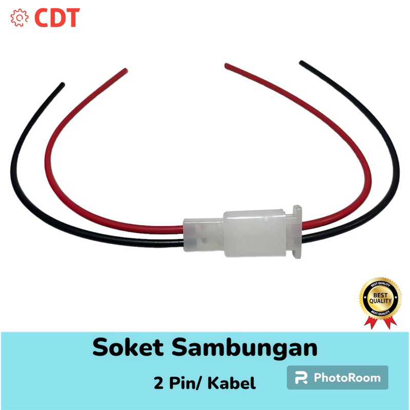 Jual Socket Sambungan Terminal Kabel Jantan Betina 2 PIN 3 PIN 4 PIN ...