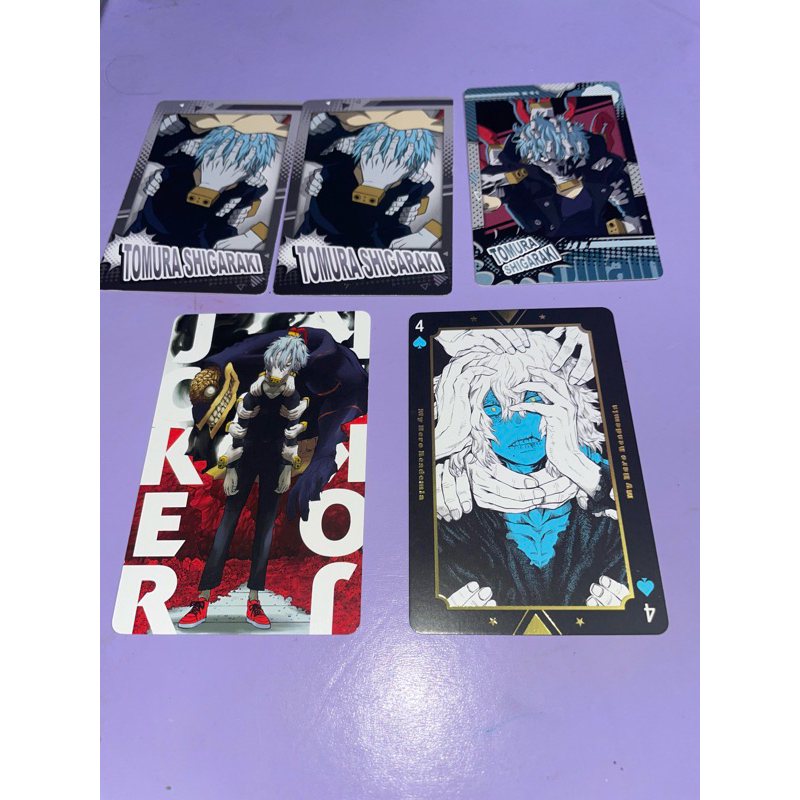 Jual kartu remi my hero academi tomura shigaraki trump card mha ...