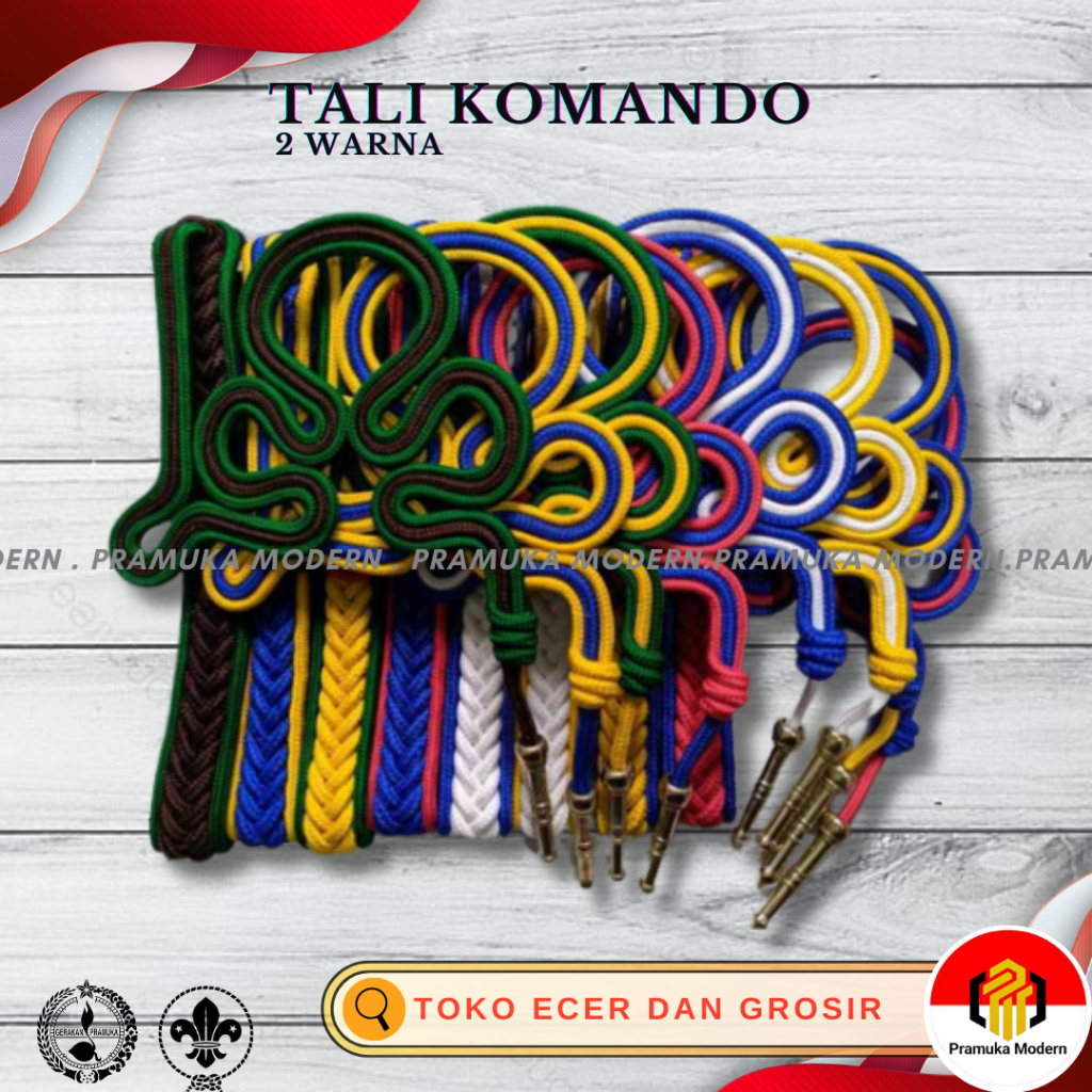 Jual Tali komando 2 warna dan Nastel komando variasi lengkap murah ...