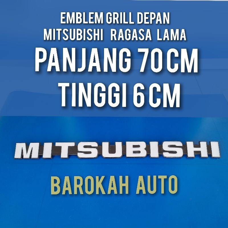 Jual Emblem MITSUBISHI Untuk Grill Depan Mobil Ragasa lama ps100 ...