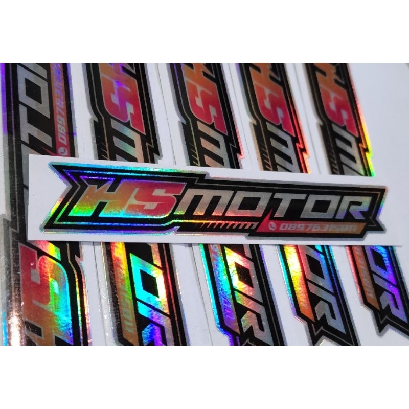 Jual STIKER HOLOGRAM HS MOTOR | Shopee Indonesia