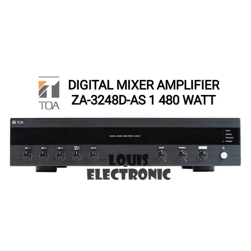 Jual DIGITAL MIXER AMPLIFIER TOA ZA-3248D-AS 1 ZA 3248D 480 WATT ORI POWER AMPLI TOA | Shopee ...