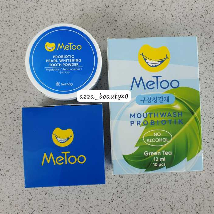 Jual MeToo Teeth Whitening Powder 50g / Whitening Tooth Powder ...