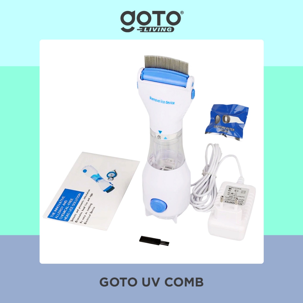 Jual Goto UV-Comb Vacuum Comb Sisir Kutu Elektrik Rambut Penghilang ...