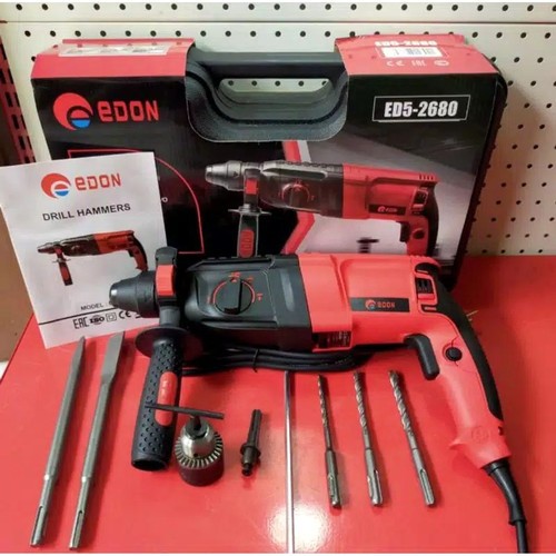Jual Promo Mesin Bor Bobok Beton EDON ED5-2680 Rotary Hammer Drill SDS ...