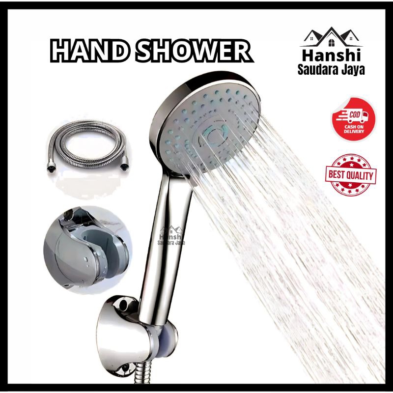 Jual Shower Mandi 3in1 Shower Head Set 5 Mode Simple / Hand Shower ...