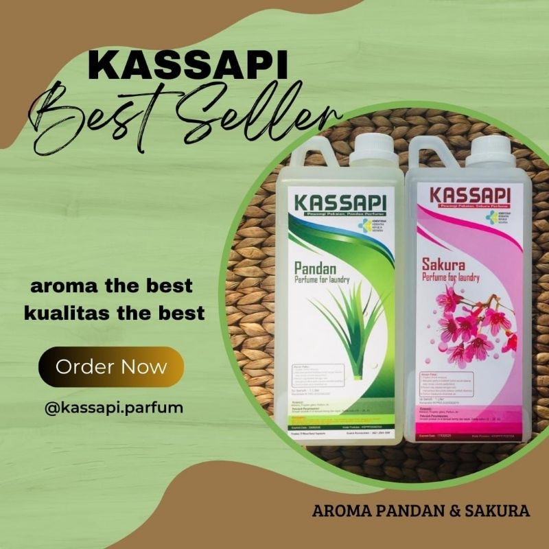 Jual Pewangi / Parfum Laundry Kassapi Paket Bestseller Pandan dan ...