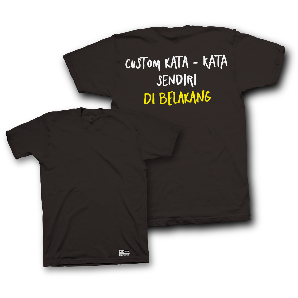 Jual Aerodistro - Custom Kaos Kata - Kata Tulisan di Belakang Viral ... Jual Aerodistro - Custom Kaos Kata - Kata Tulisan di Belakang Viral ...