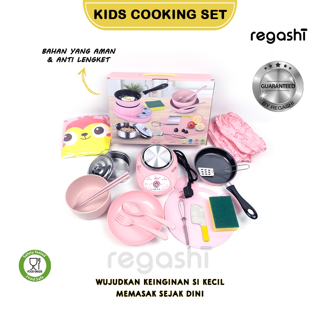Jual Regashi Kids Cooking Set | Mainan Masak Masakan Anak | Mainan ...