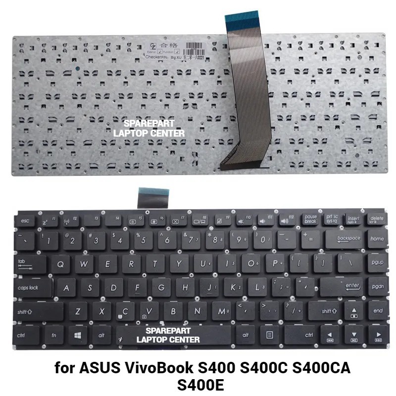Jual Keyboard Laptop Asus VivoBook S400 S400C S400CA S400E | Shopee ...