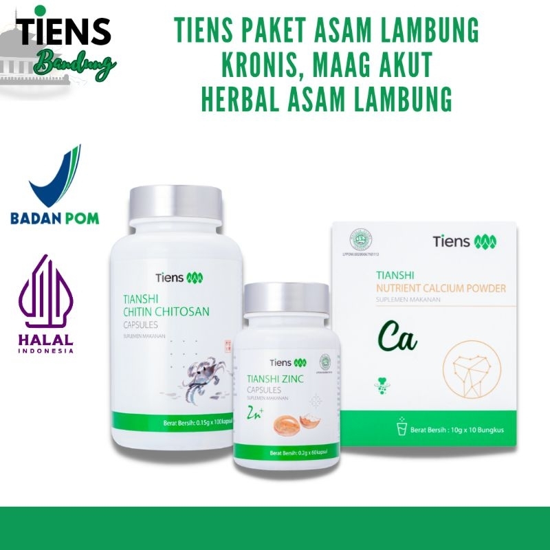 Jual Tiens Original Paket Asam Lambung dan Maag, Gerd / Kronis | Shopee ...