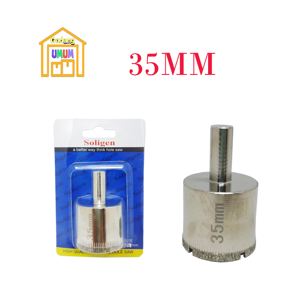 Jual Mata Bor Hole Saw Kaca Keramik Granit Batu Porselen Diamond ...