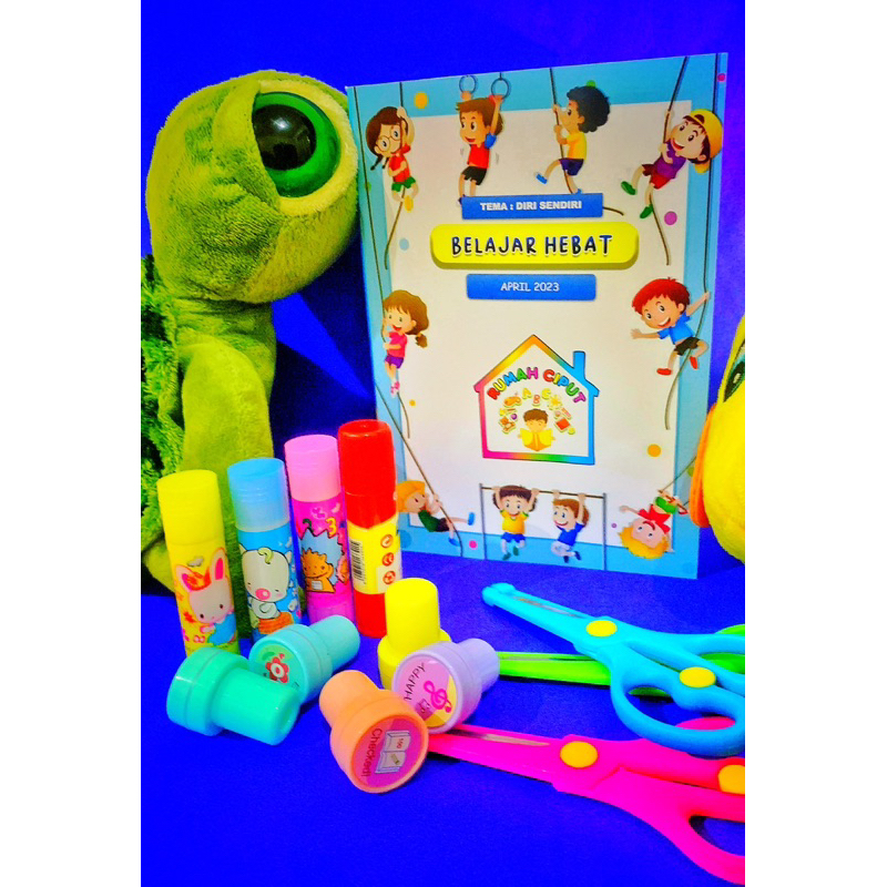 Jual Buku Aktivitas Preschool (Work Book) Full Color Tema Diri Sendiri ...