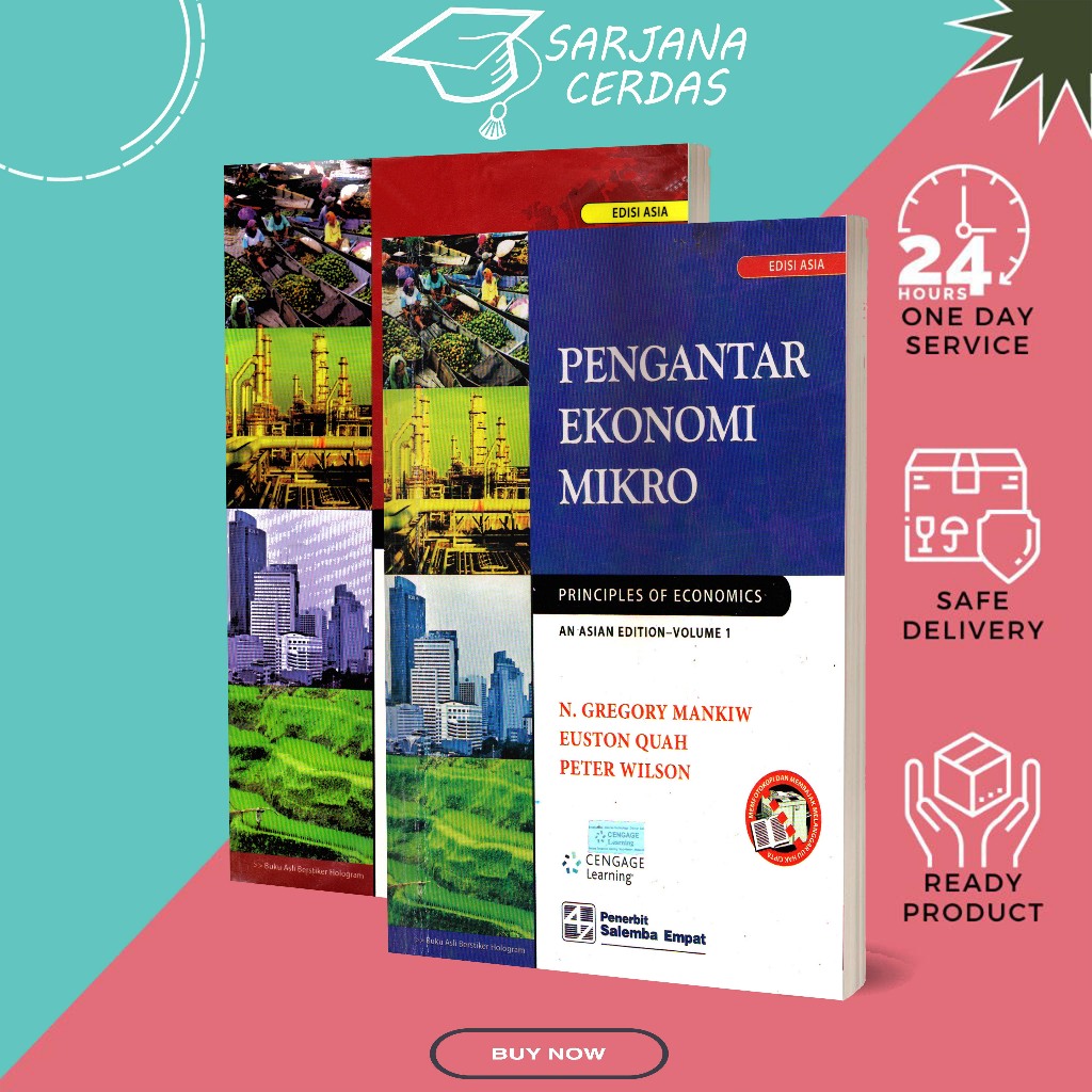 Jual PENGANTAR EKONOMI MIKRO DAN MAKRO EDISI ASIA VOLUME 1 DAN VOLUME 2 - N. GREGORY MANKIW ...