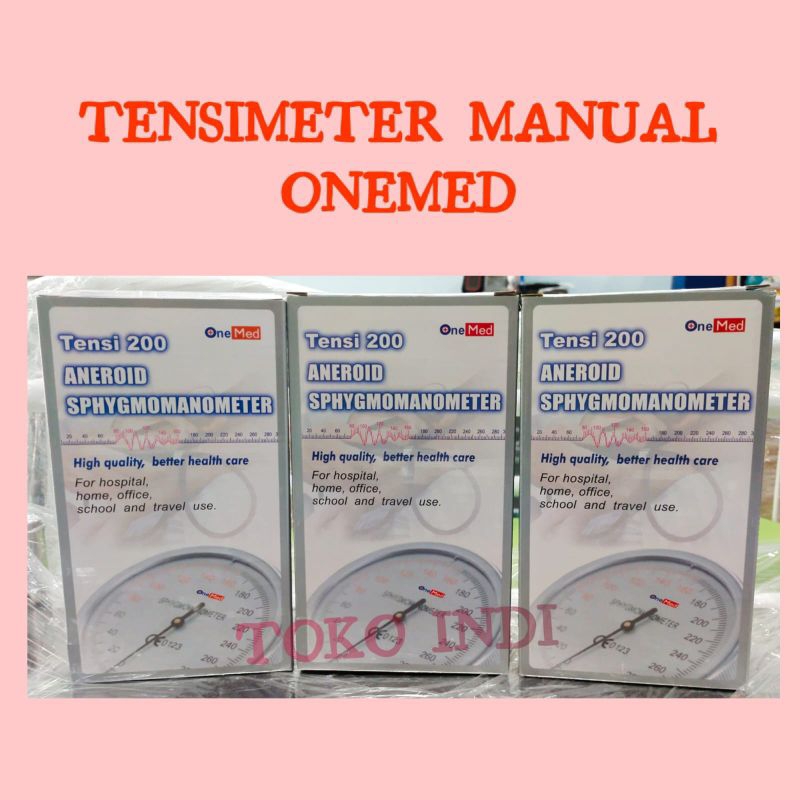 Jual Tensimeter Manual Onemed/Tensimeter Kompas/Sphygnomamometer ...