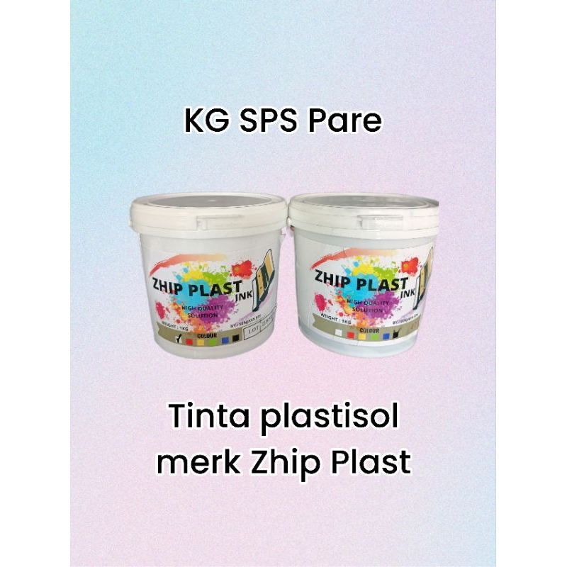 Jual TINTA SABLON PLASTISOL MERK ZHIP PLAST 1KG | Shopee Indonesia
