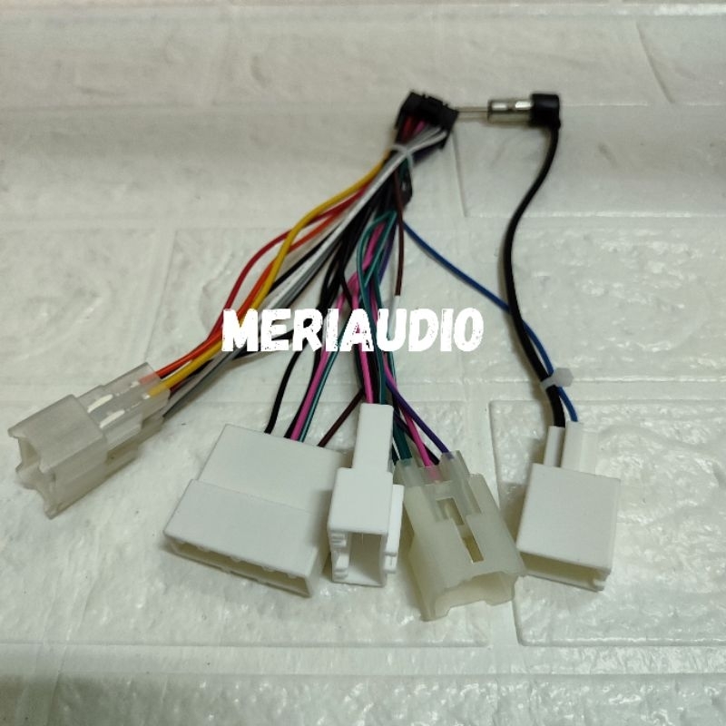 Jual KABEL SOKET ANDROID Plug & Play TOYOTA DAHIATSU SOKET HEAD UNIT ...